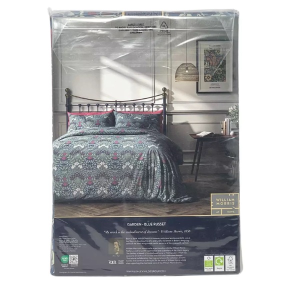 William Morris | Bedding | William Morris England King Cotton Sateen ...